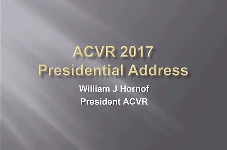 2017 ACVR Scientific Conference – American College of Veterinary Radiology